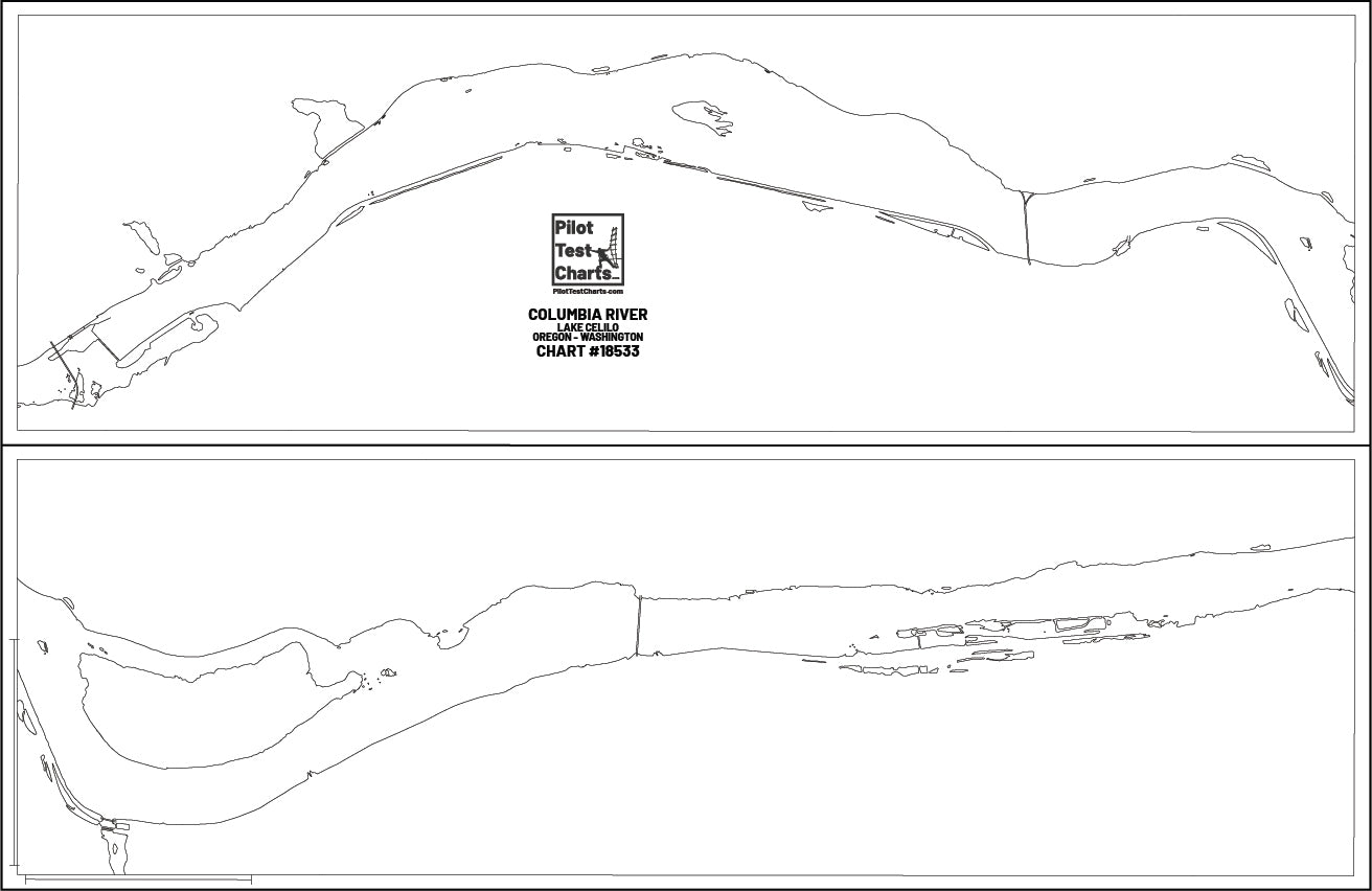#18533 Columbia River, Lake Celilo, Oregon - Washington Chart – Pilot ...
