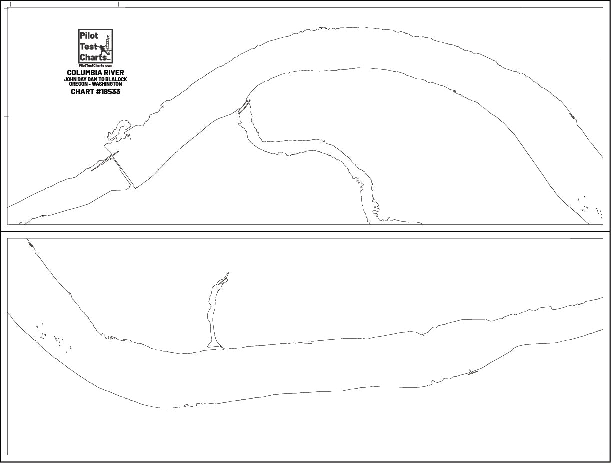 #18535 Columbia River, John Day Dam to Blalock, Oregon - Washington Ch ...