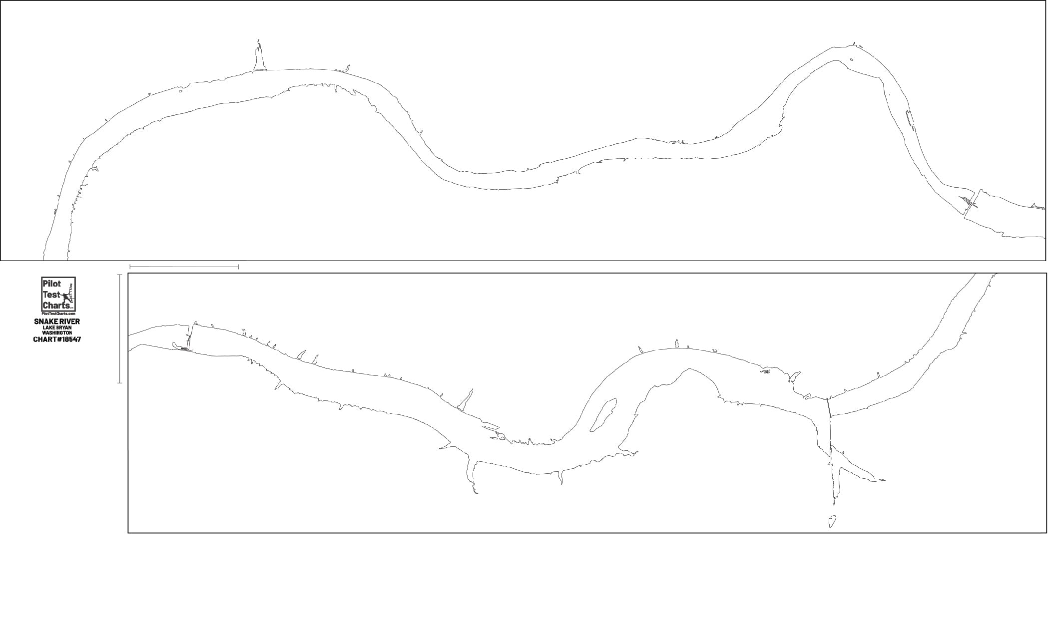 #18547 Snake River, Lake Bryan, Washington Chart – Pilot Test Charts