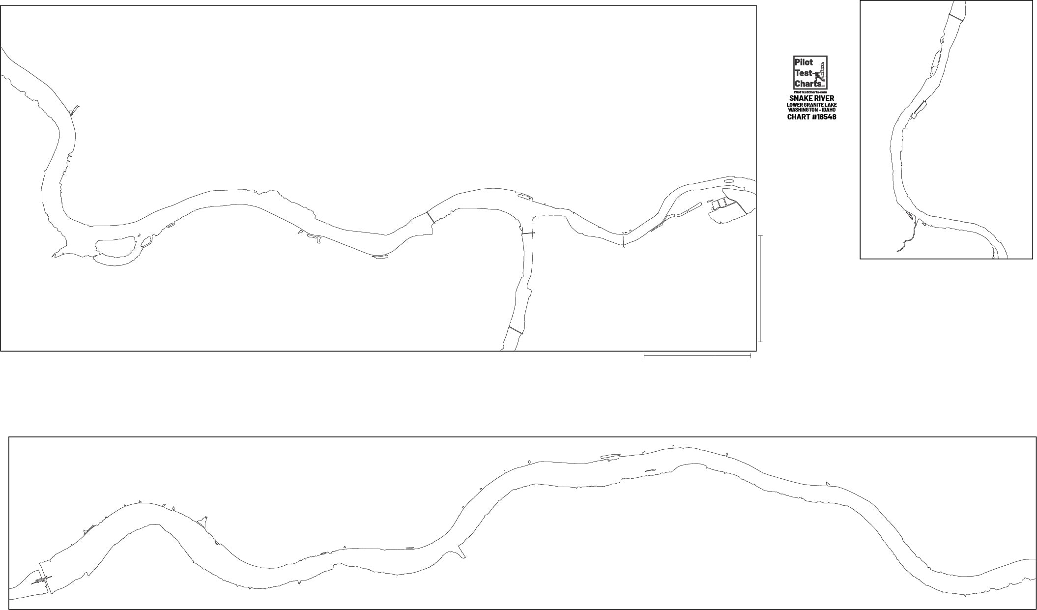 #18548 Snake River, Lower Granite Lake, Washington -Idaho Chart – Pilot ...