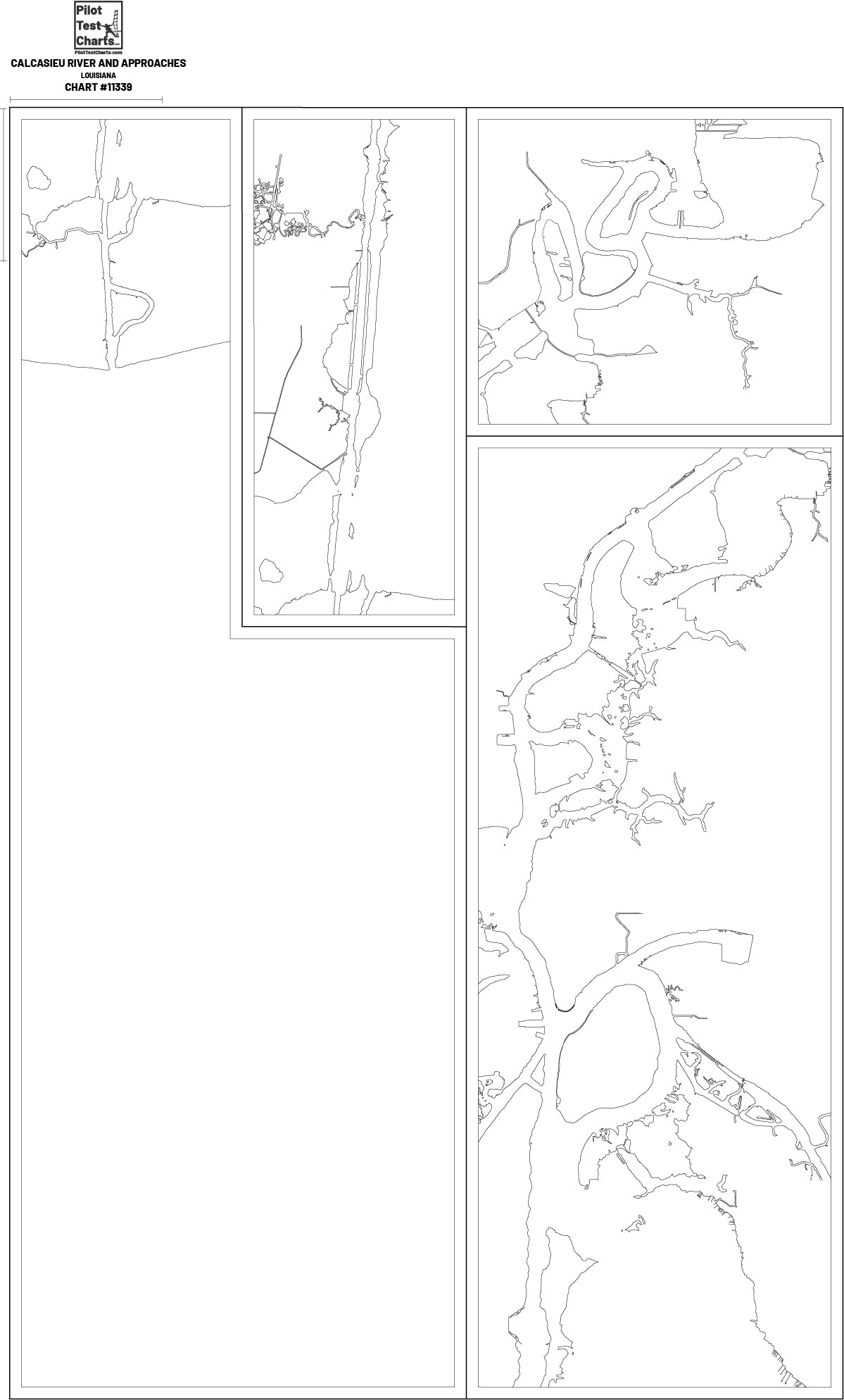 #11339 Calcasieu River and Approaches Chart – Pilot Test Charts