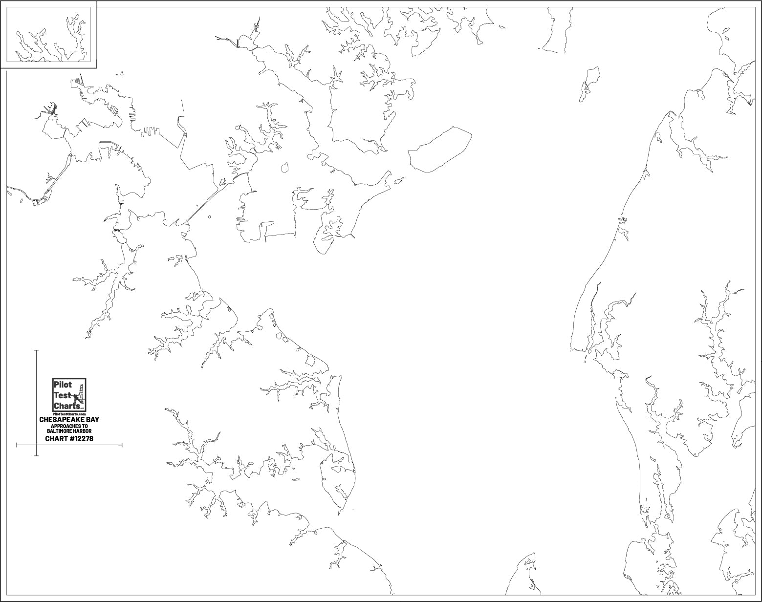 #12278 Chesapeake Bay, Approaches to Baltimore Harbor Chart – Pilot ...