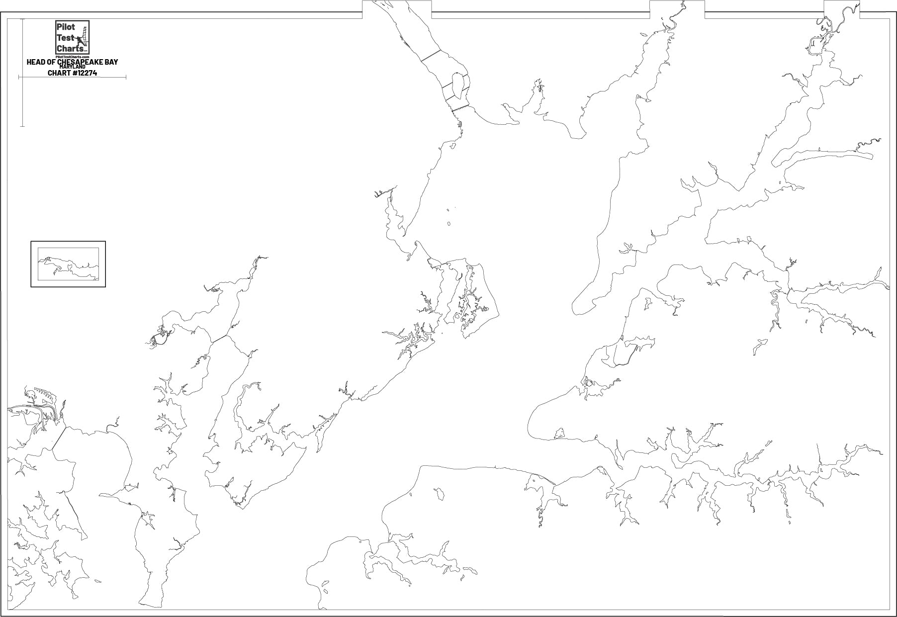 #12274 Head of Chesapeake Bay, Maryland Chart – Pilot Test Charts