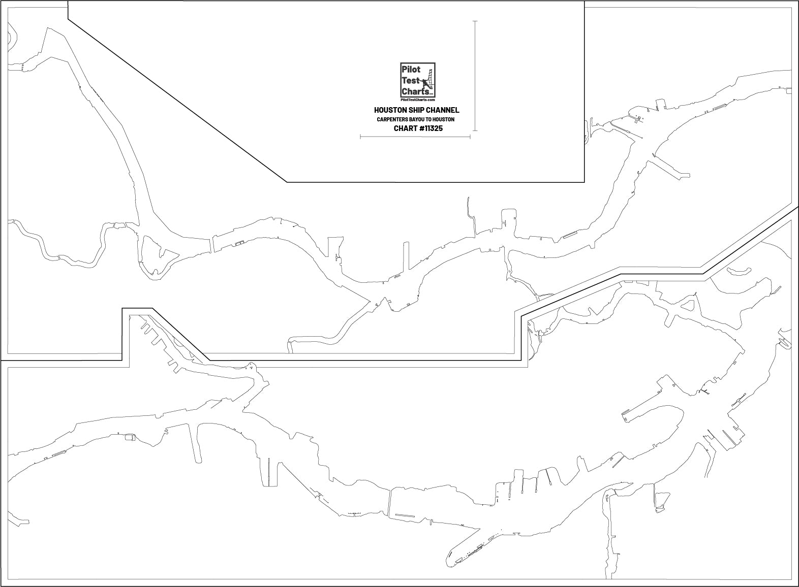 #11325 Houston Ship Channel Chart – Pilot Test Charts