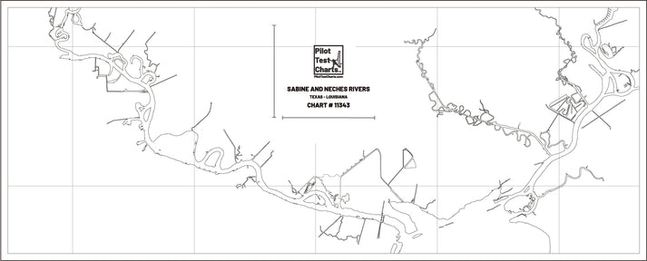 #11343 Sabine and Neches River Chart – Pilot Test Charts