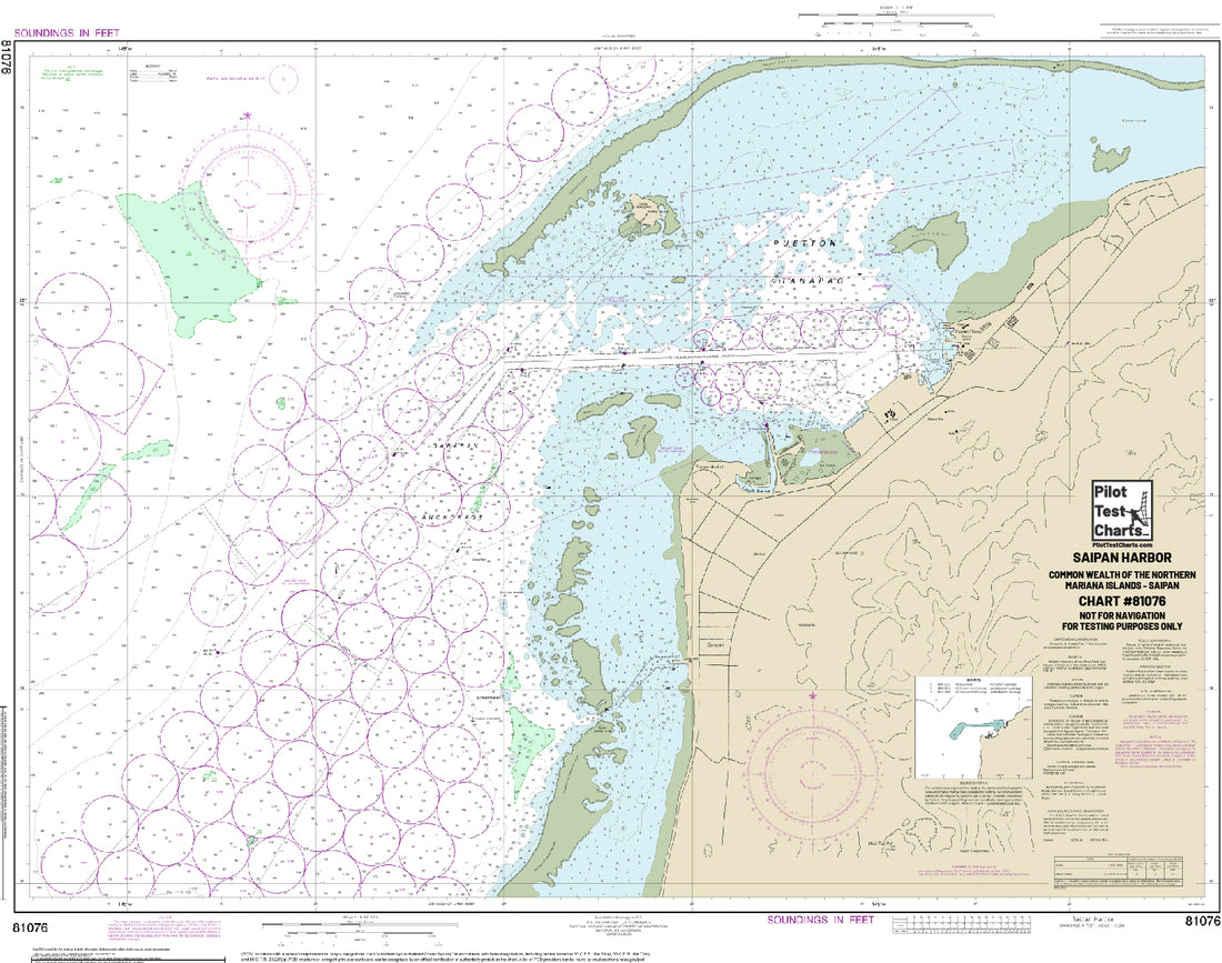 #81076 Saipan Harbor, Saipan Chart – Pilot Test Charts